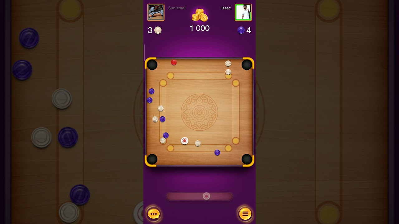 Carrom Disk Pool Gameplay Win With Issac - YouTube