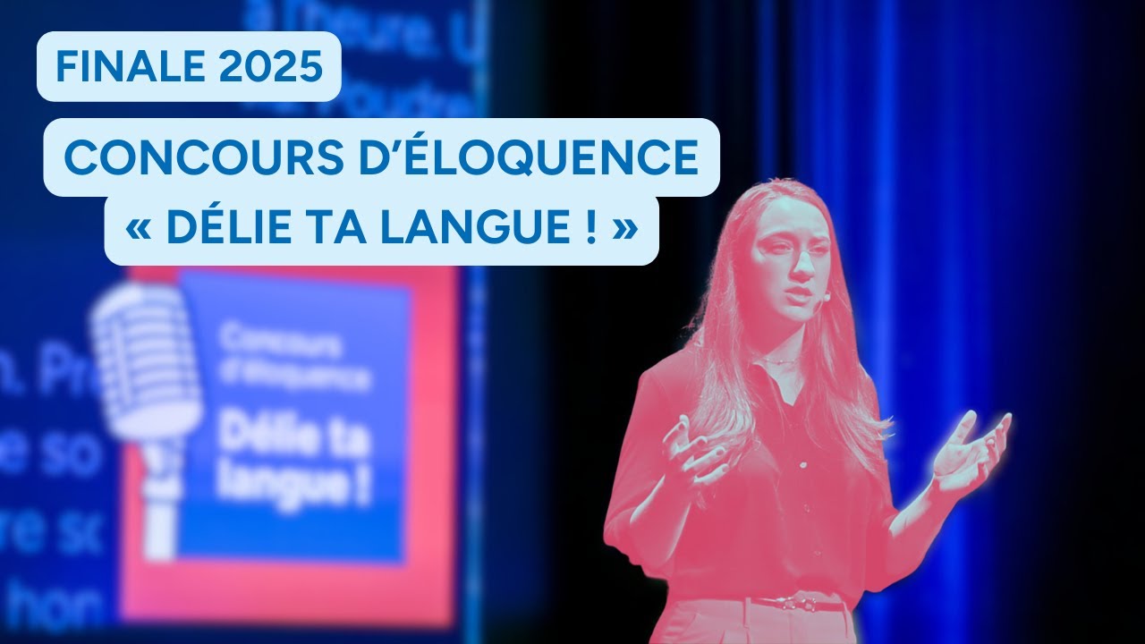 Retour sur la finale du Concours d'éloquence « Délie ta langue! » 2025 ...