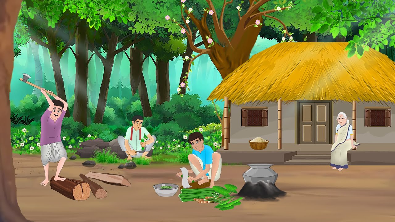 बूढ़ी के तीन बेटे | Hindi Story | Hindi Kahani | Moral Stories ...