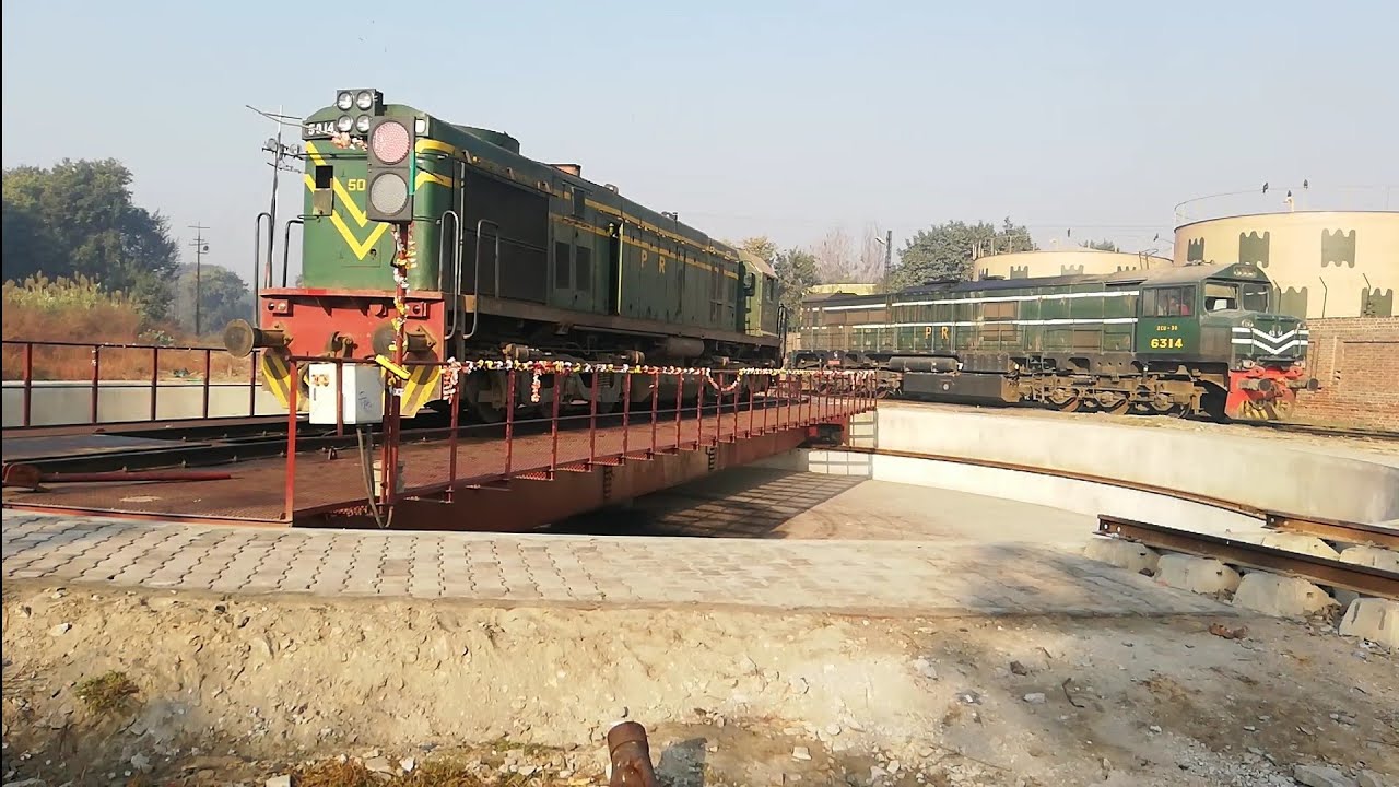 Automatic Train Engine Turn Table |How Train Engine rotates |Fastest ...