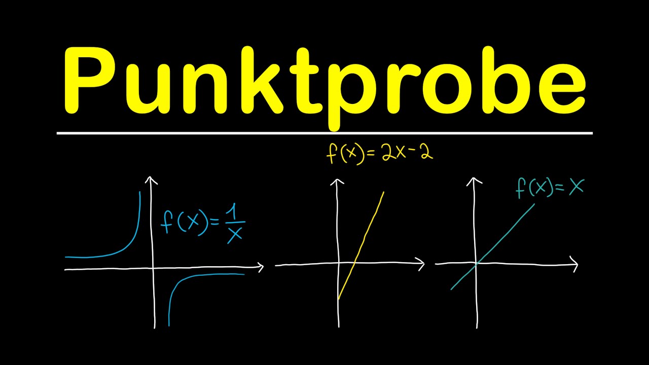 Punktprobe - liegt der Punkt auf der Geraden? | Schritt für Schritt ...