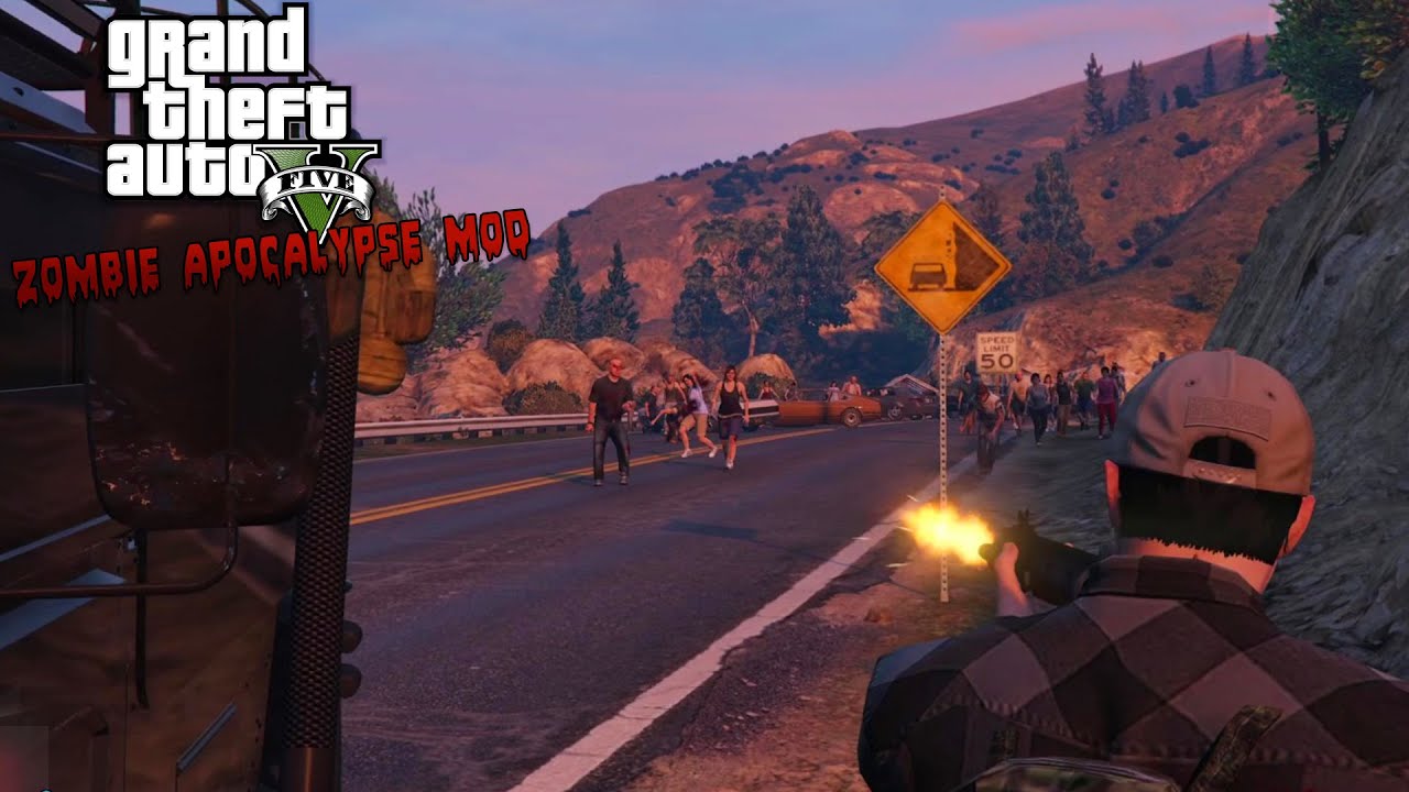 Grand Theft Auto V| Zombie Apocalypse Mod! Episode 1 - YouTube