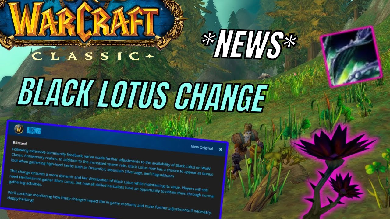 Black Lotus NOW AS BONUS LOOT ? - Classic WoW Fresh - YouTube