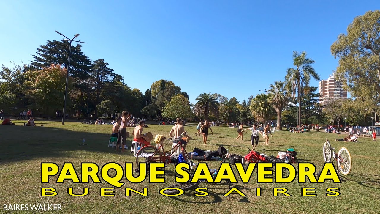 [4K] Buenos Aires Walk - Parque Saavedra / Avenida García del Río ...