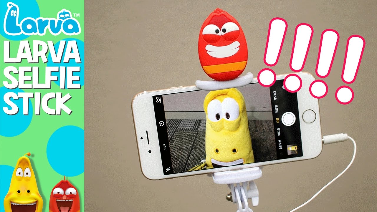 Larva Selfie Stick - Fun Larva Product - Play with Larva - YouTube