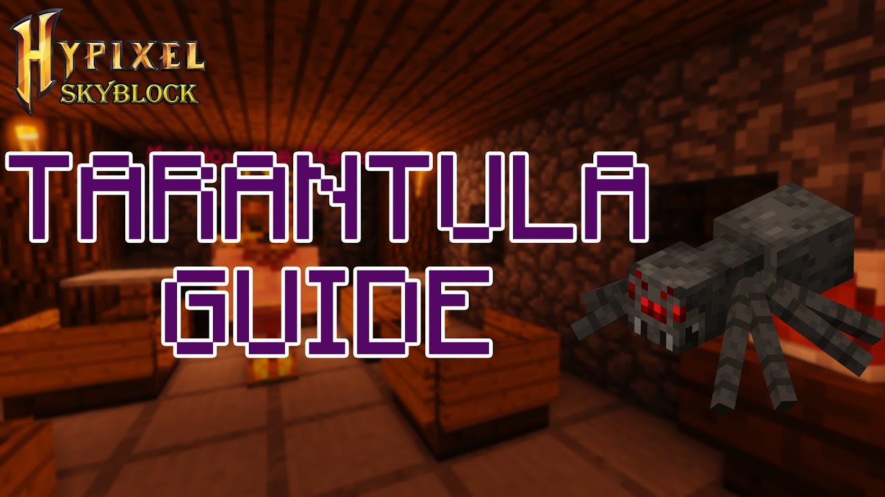 Tarantula Broodfather Slayer Guide | Hypixel SkyBlock Deutsch - YouTube