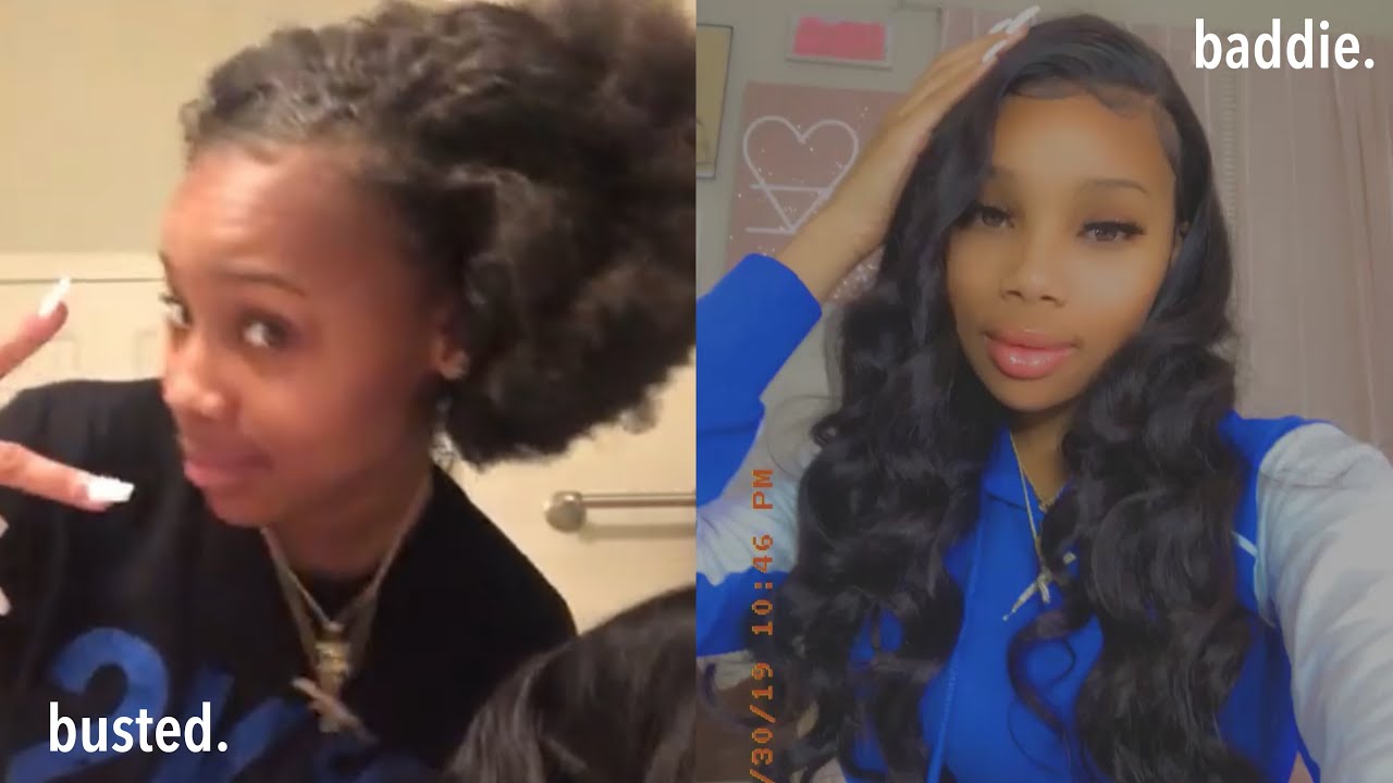 Busted to baddie GRWM 🤢😍| Best Body Wave Wig Ever! AliPearl Amazon Hair ...