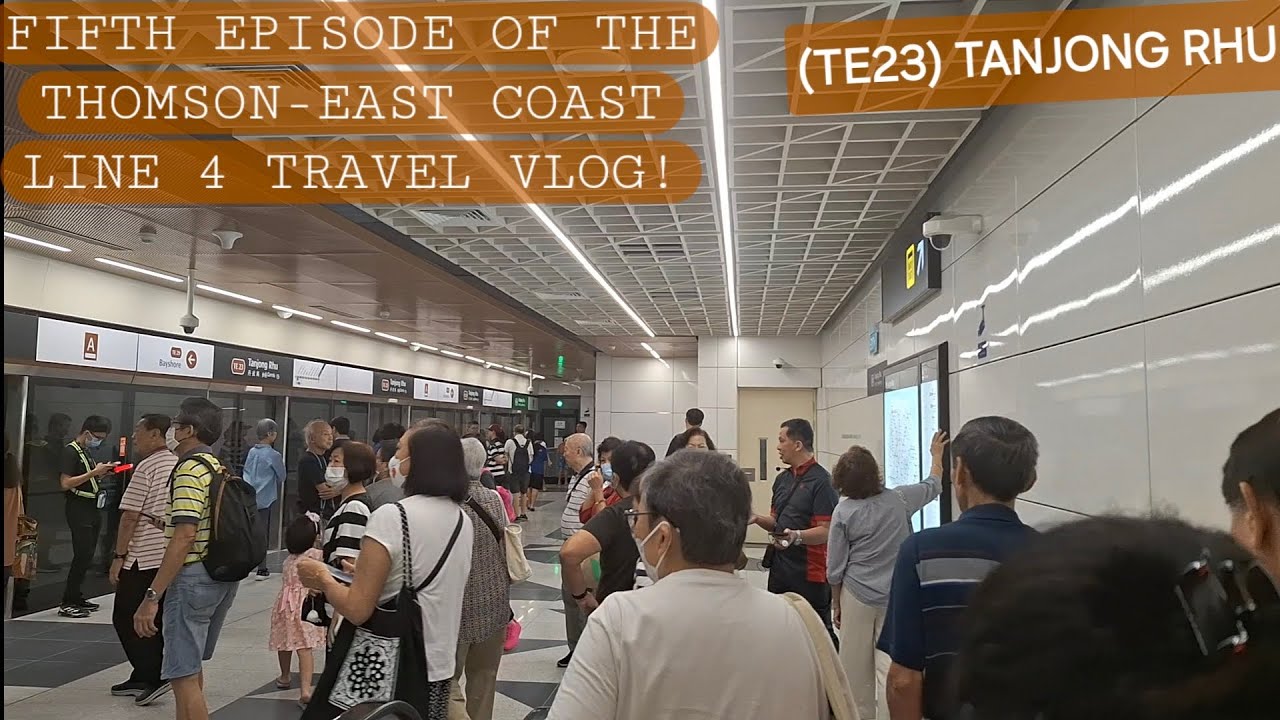 [5th Episode of TEL4 Vlog!] A Ride on the Thomson-East Coast Line 4 ...