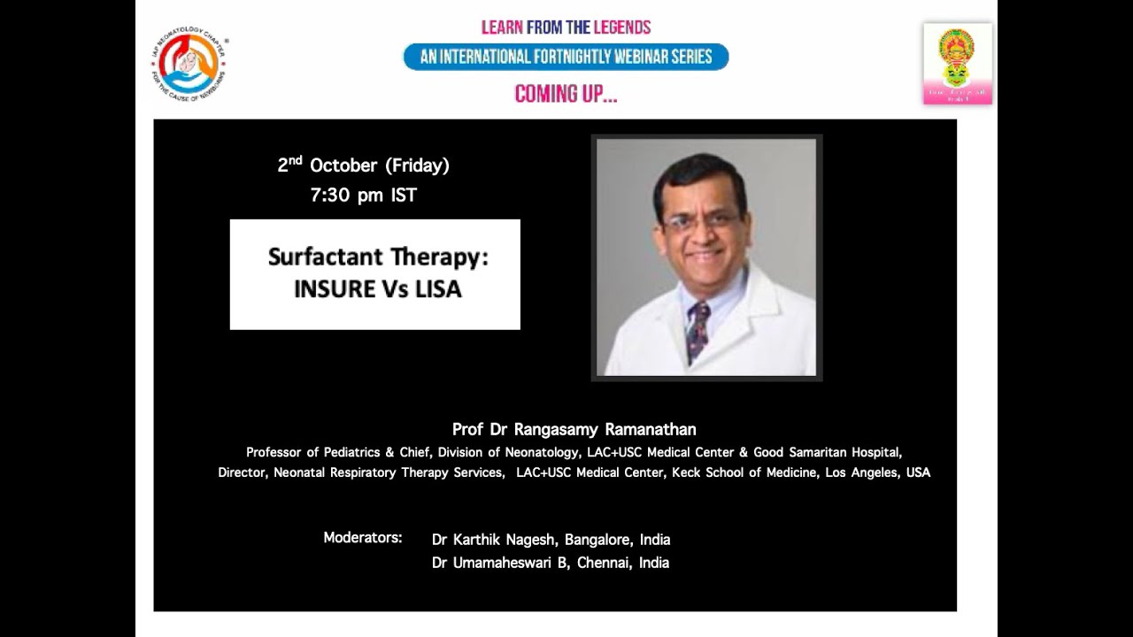 2 Oct Surfactant Therapy INSURE vs LISA - YouTube
