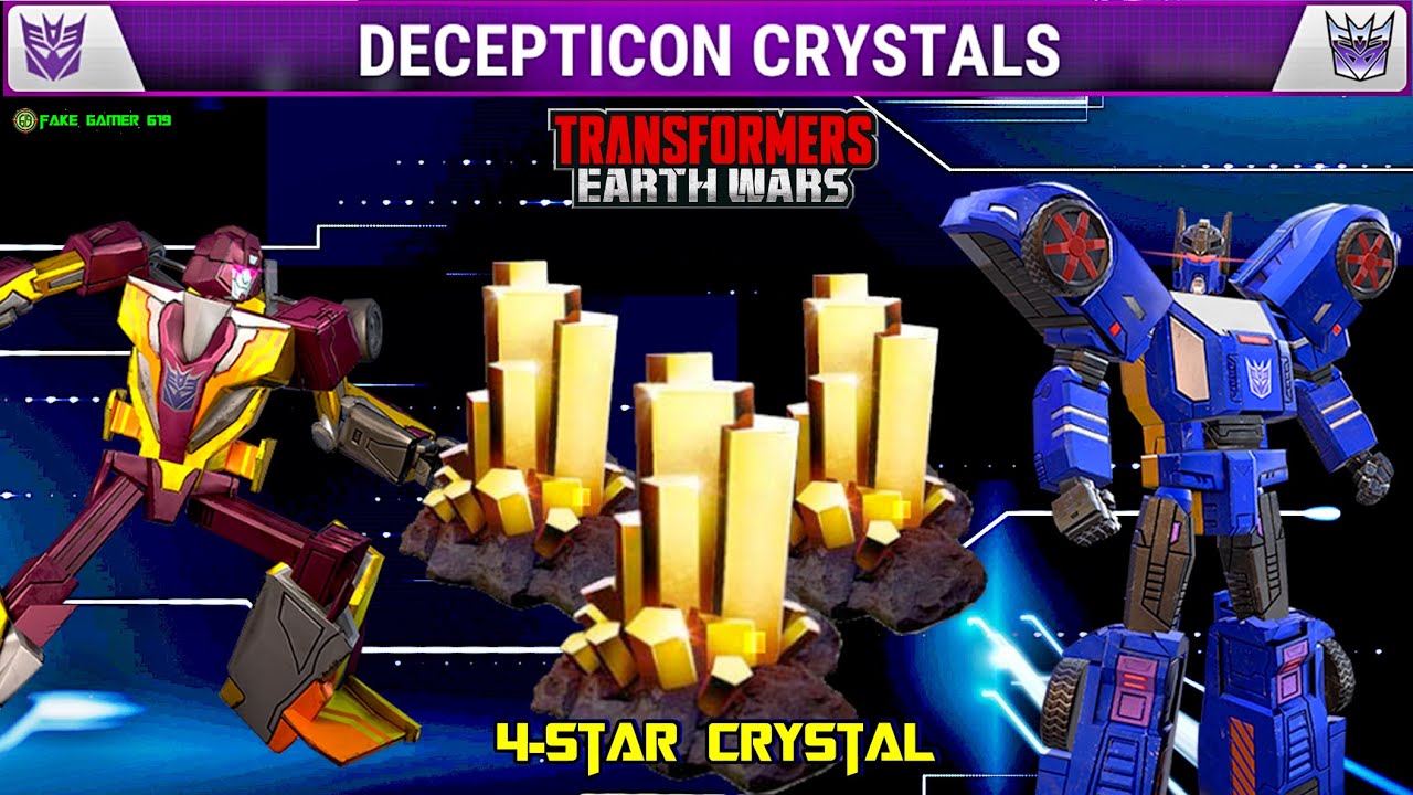 Opening Decepticon 4-Star Crystals - Transformers: Earth Wars - YouTube