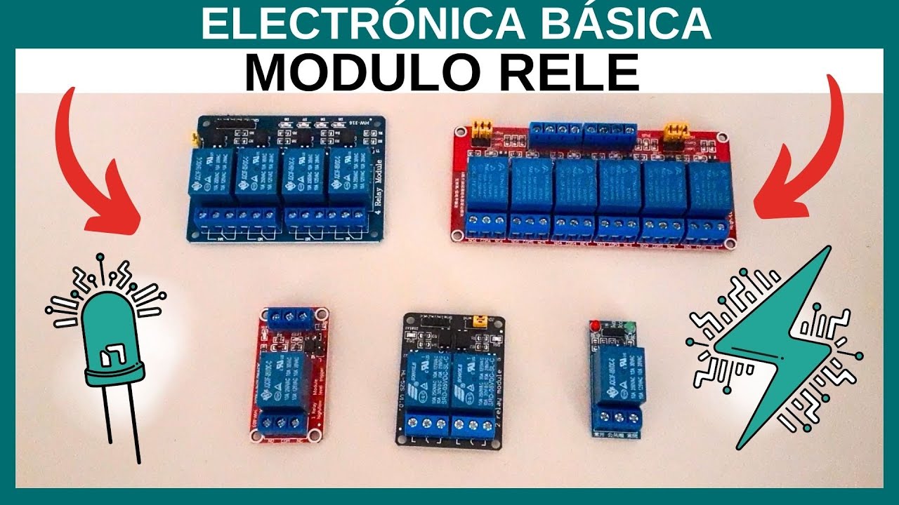 Electrónica Básica: ¿Qué es y cómo usar un Módulo Relé? - YouTube