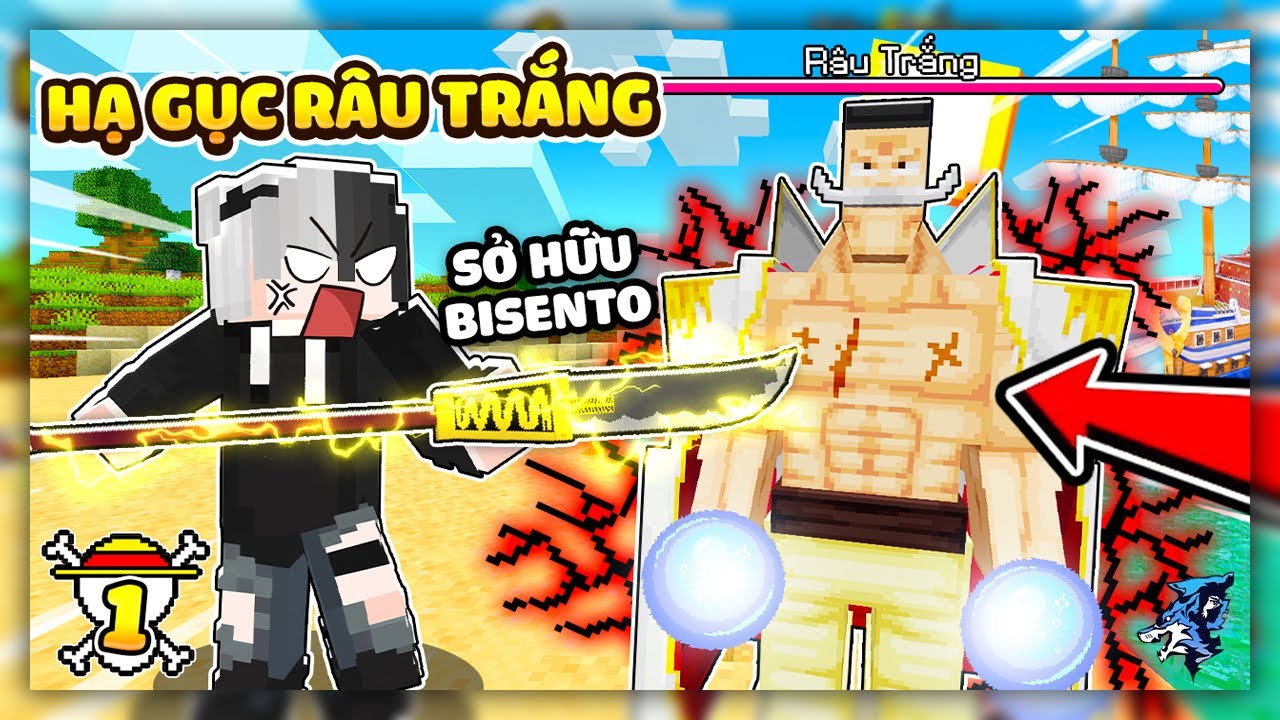 Minecraft One Piece *Tập 1 | Siro Hạ Gục Râu Trắng Sở Hữu Bisento Và ...