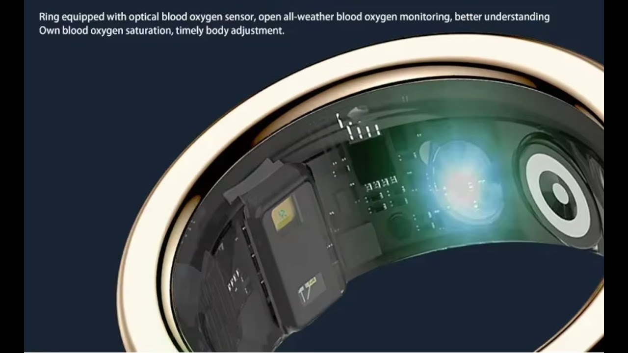 Xiaomi Smart-Ring Bluetooth Health Monitoring Blood Oxygen Sleep Heart ...