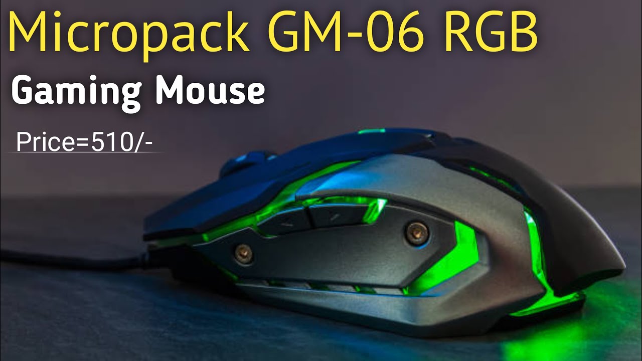 Micropack GM 06 USB Gaming Mouse - YouTube