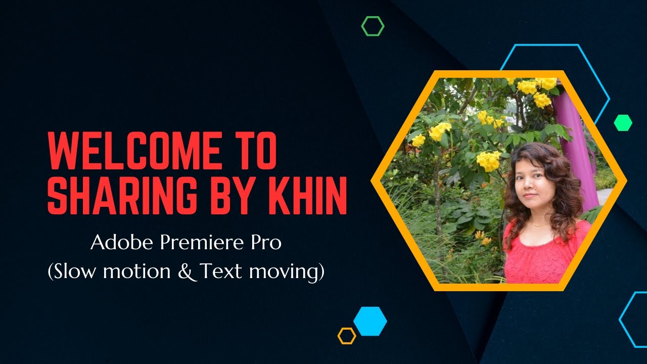 Adobe Premiere Pro - Slow motion & moving text - YouTube