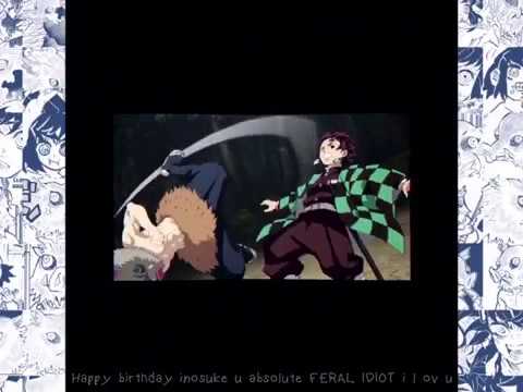 Inosuke bday edit [ demon slayer amv ] - YouTube