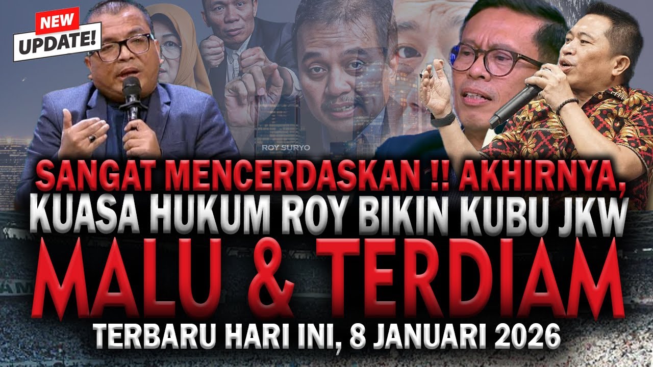🔴CEPAT LIHAT !! JAWABAN KUASA HUKUM ROY BIKIN KUBU JKW PANIK & TERDIAM ...