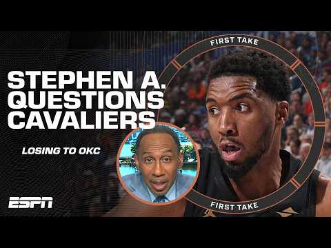 WE WANNA BELIEVE IN THE CAVS - Stephen A. questions Cleveland after loss to OKC w/o SGA | First Take