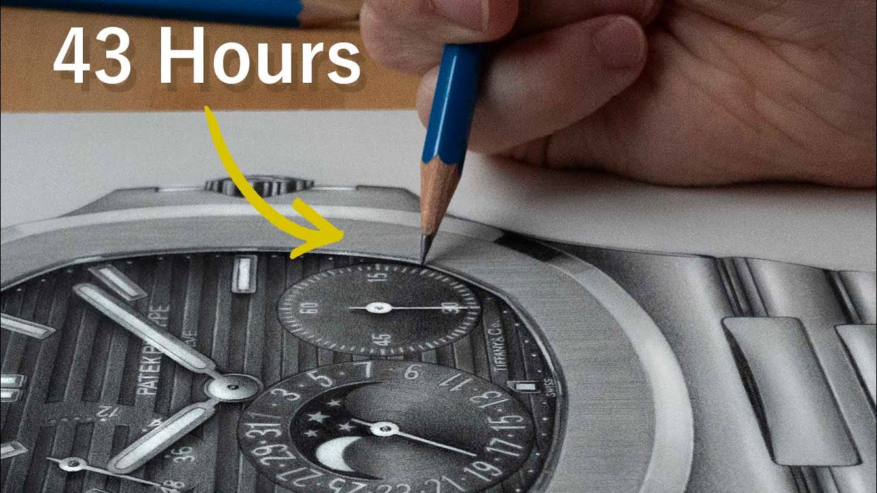 Drawing a $160,000 Patek Philippe in 43 Hours - Patek Philippe 5712/1A ...