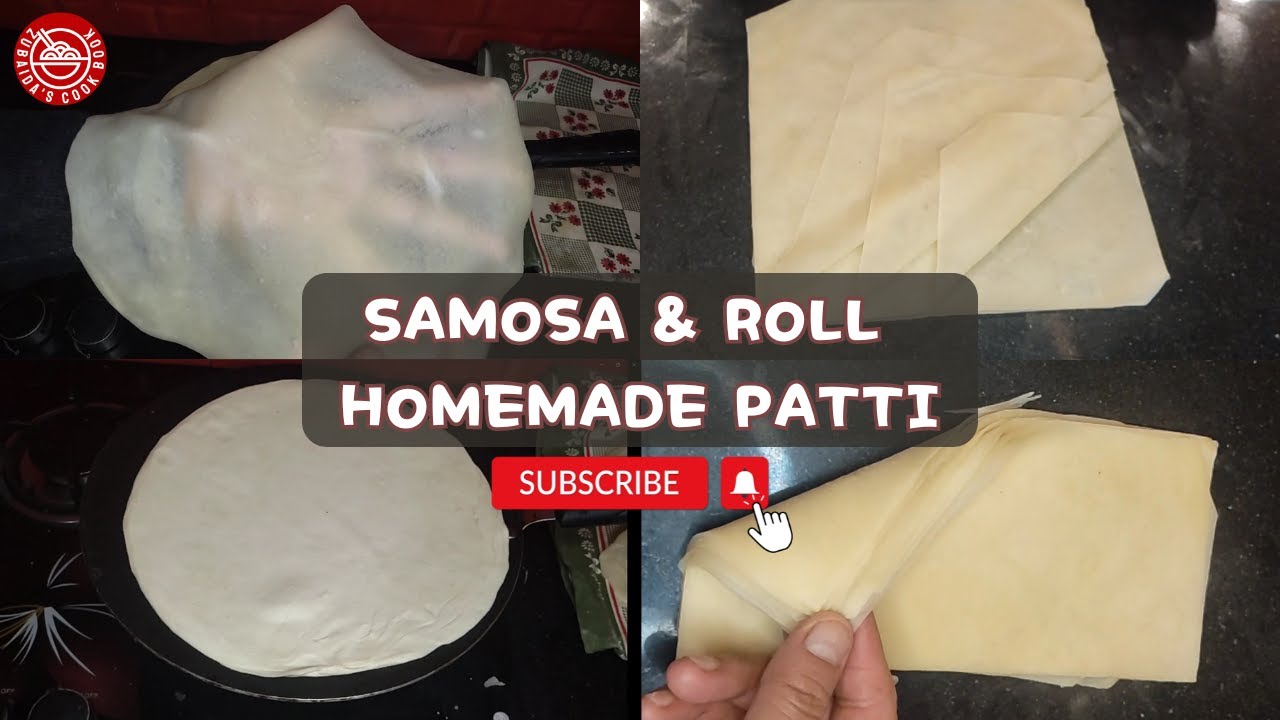 Samosa & Roll Patti Recipe - Home Made - Zubaida Cookbook - YouTube