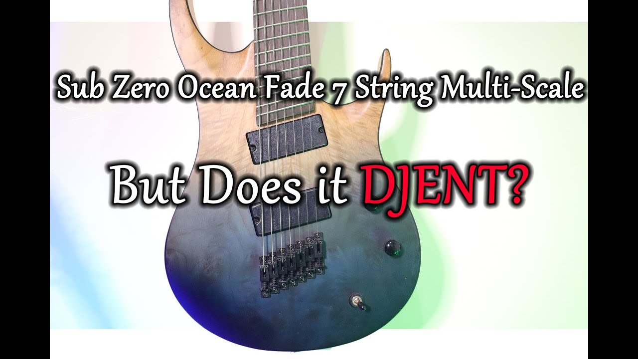 SubZero Generation Pro Fanned Fret 7-String Guitar, Ocean Fade - Demo ...