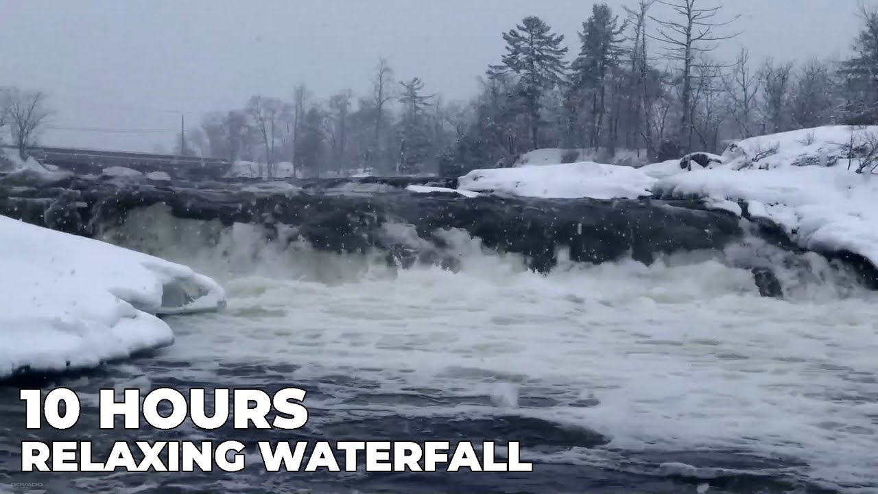 Relaxing Waterfall Sounds | Flowing Water | Calming River Ambience ...