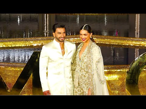 Deepika Padukone & Ranveer Singh Looks Stylish At Nita Ambani Cultural Centre Launch