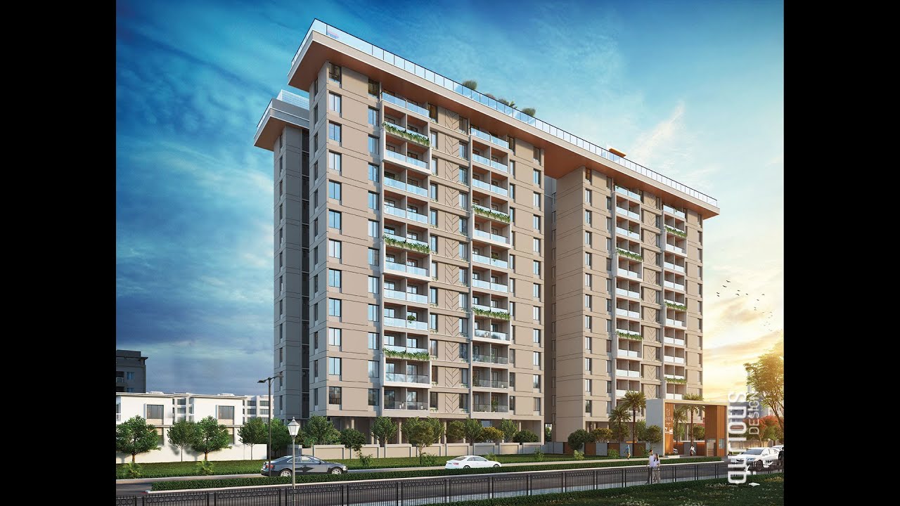 Sky Rise - Teaser | High Render Point | 3D Architectural Walkthrough ...