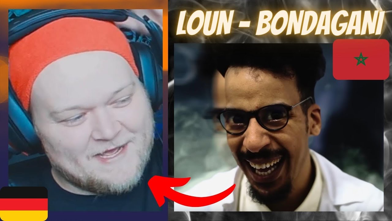 HIGHLY AMUSED by 🇲🇦 Loun - Bondagani | GERMAN Rapper reacts - YouTube