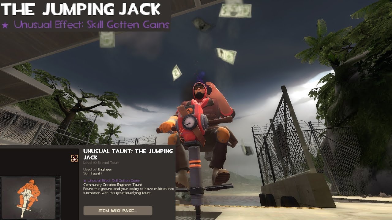 TF2 Showcase: SGG Unusual Jumping Jack - YouTube
