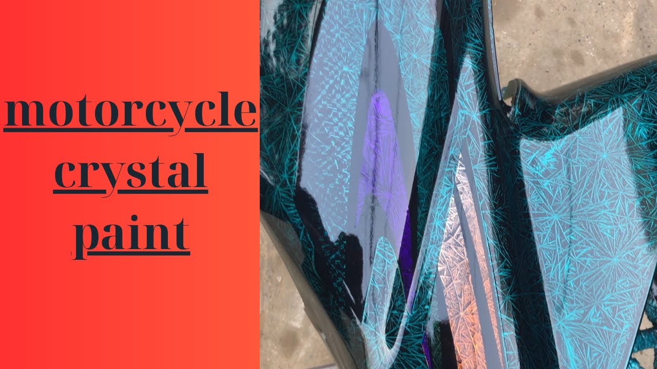 ''Crystal effect paint for motorcycles. Paint for the bike.'' - YouTube