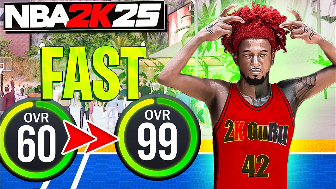 NBA 2K25 FASTEST WAY TO TO 99 OVERALL - YouTube