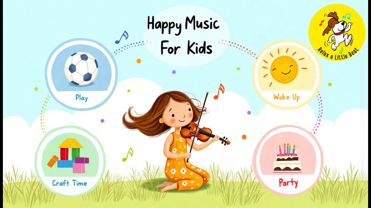 Happy Music for Playtime, Great for Babies & Toddlers | 1 Hour Happy ...