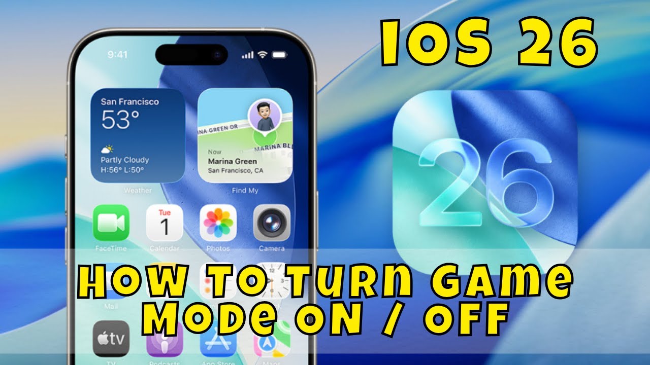 How To Turn Game Mode ON / OFF On iOS 26 - YouTube