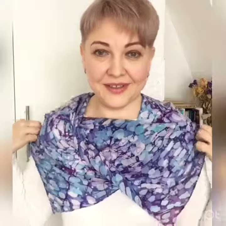 Как красиво завязать платок 5 Youtube