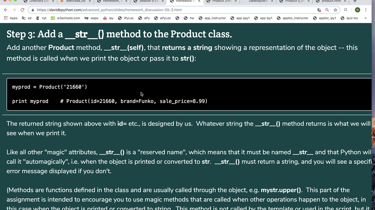 apy session 5 exercises 20 conclusion - YouTube