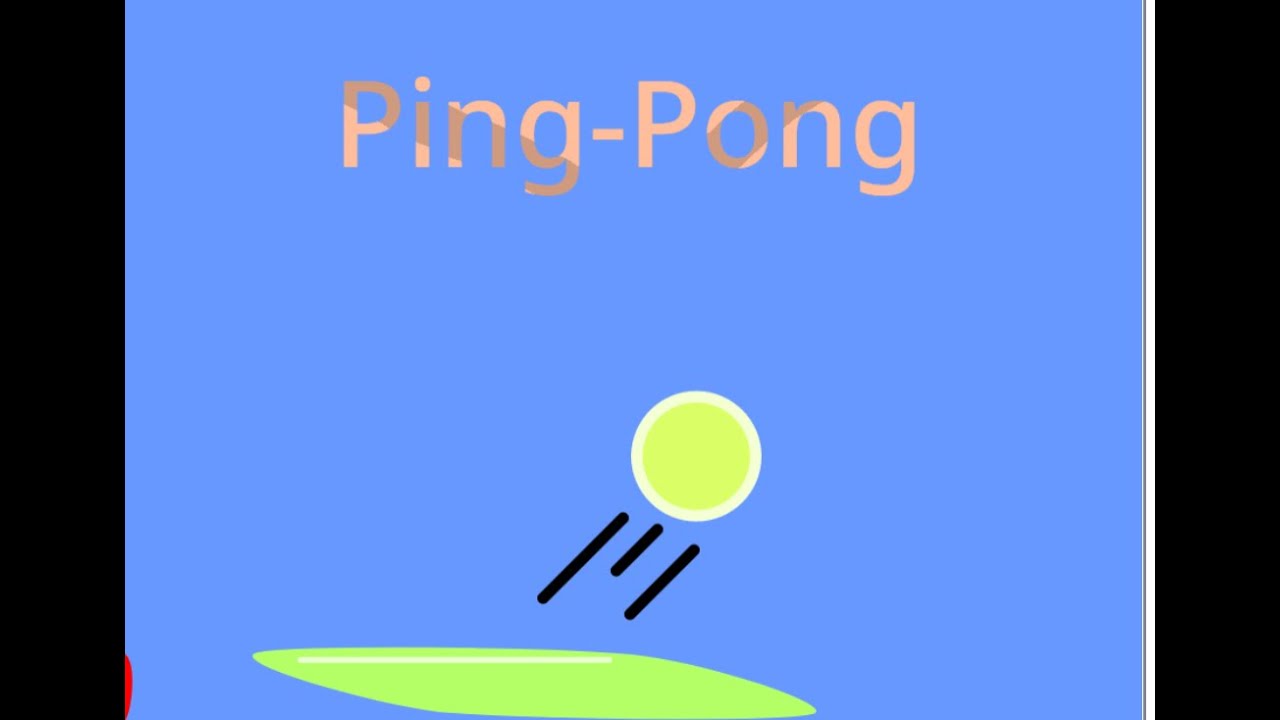 Ping Pong Tutorial - Scratch - YouTube