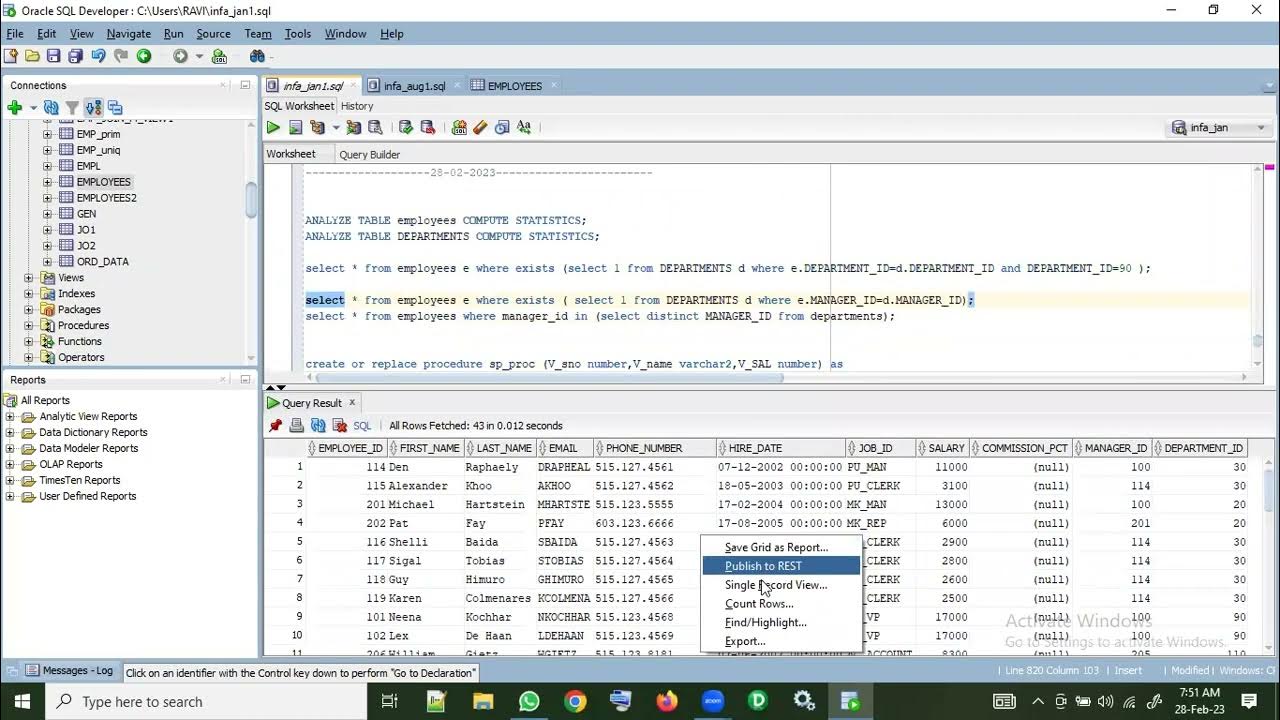 Stored Procedurefunctionpackages In Plsql Youtube