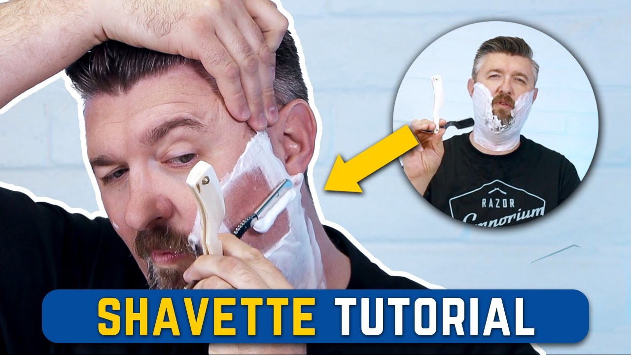 Shaving Tutorial: How to Shave with Shavette - YouTube