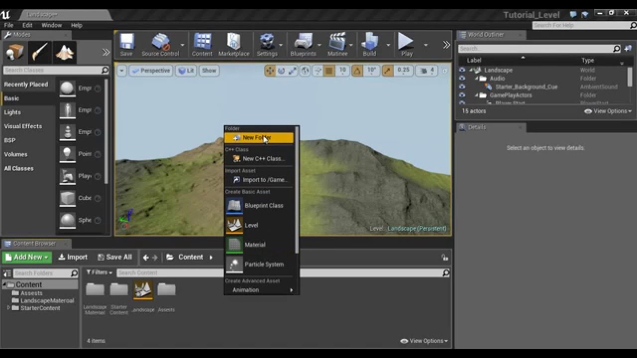 Blueprint And Controls Setup In Unreal Engine 4 Part 1 Youtube