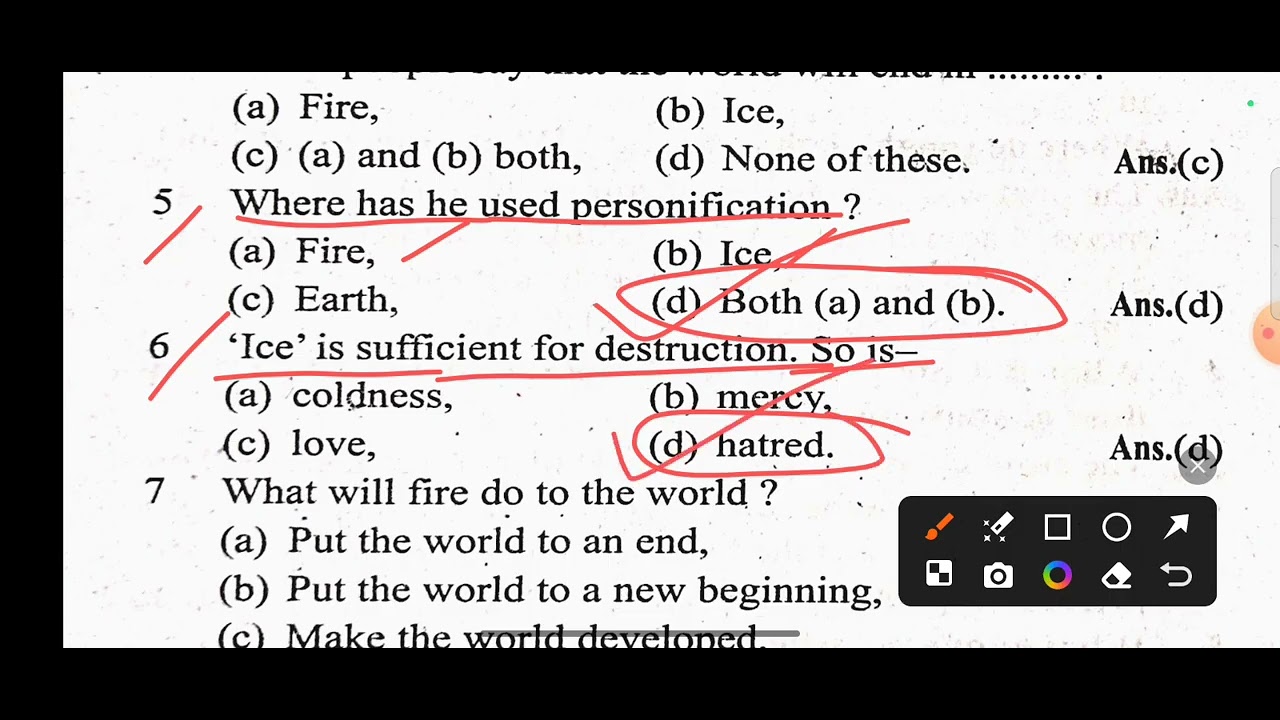 Class 10 English Complete Poetry Section || English Important Objective ...