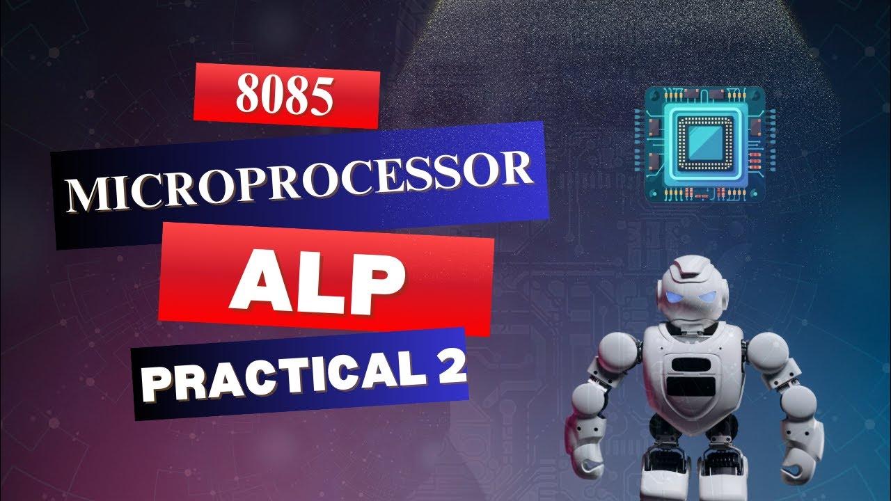 #2 Exchange the data in memory locations | Assembly language program 8085 microprocessor - YouTube