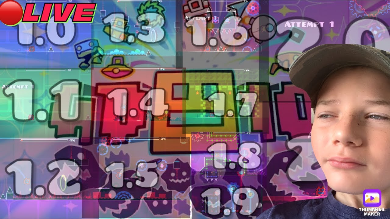 🔴Geometry Dash 10-Year Anniversary (FULL LIVE REACTION) - YouTube