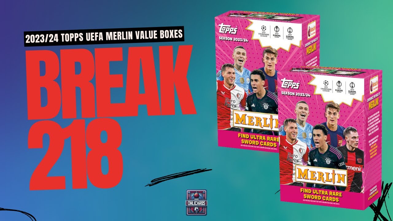 2023/24 Topps UEFA Merlin Value Boxes - *BRAND NEW PRODUCT* - BREAK ...