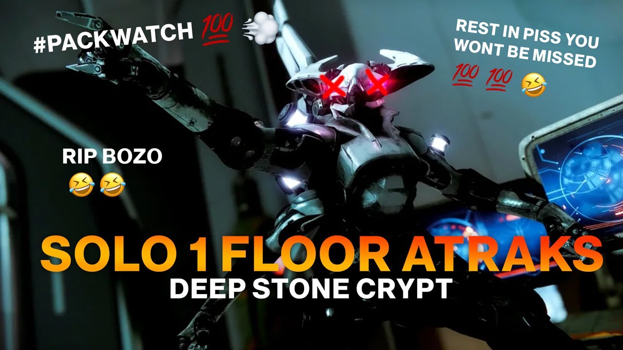 Solo ONE FLOOR Atraks-1 - Deep Stone Crypt - Episode Heresy Act 3 - Destiny 2 - YouTube
