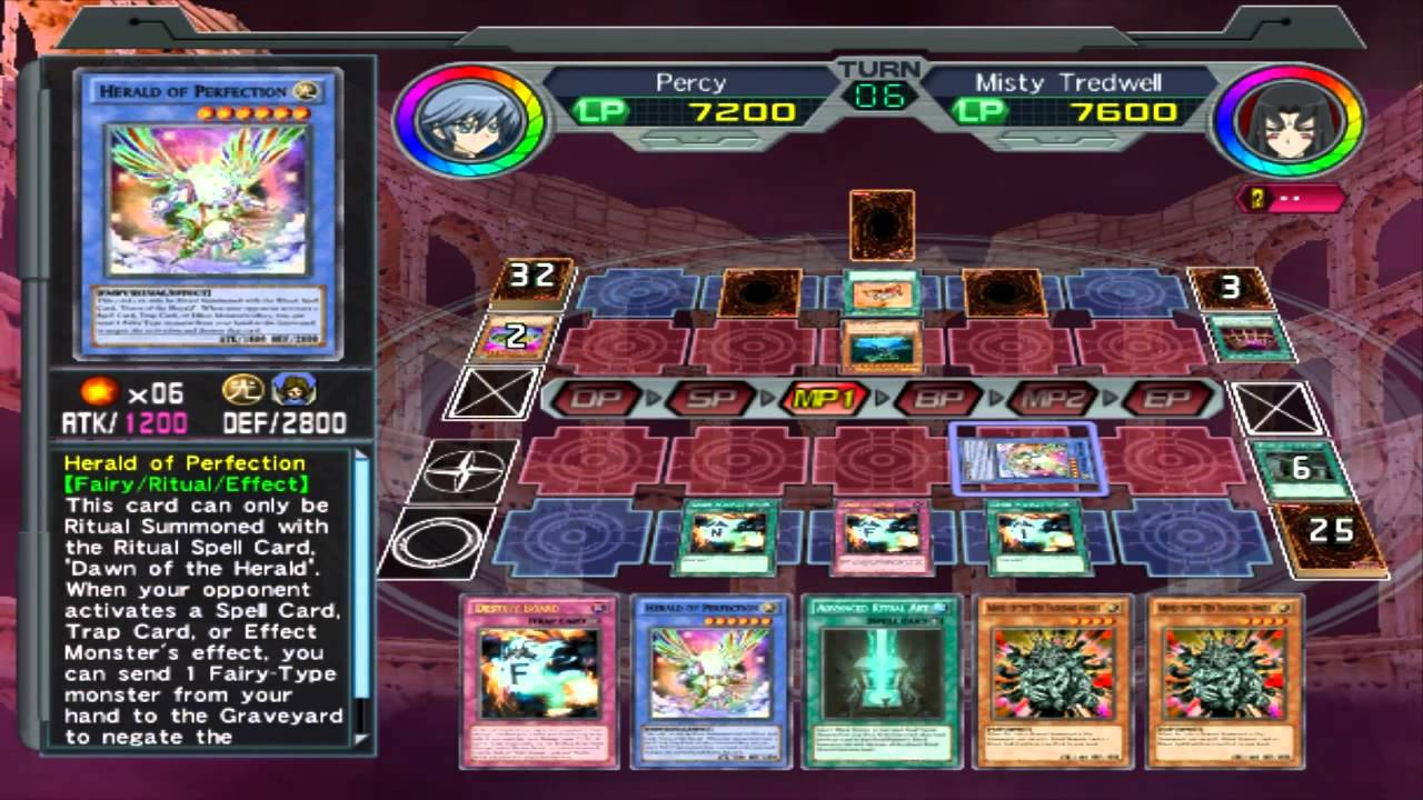 Yugioh Duel Transer: Perfect Destiny Board vs Misty - YouTube