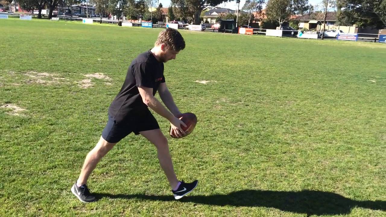 EXSC230 STP - drop punt kick - YouTube
