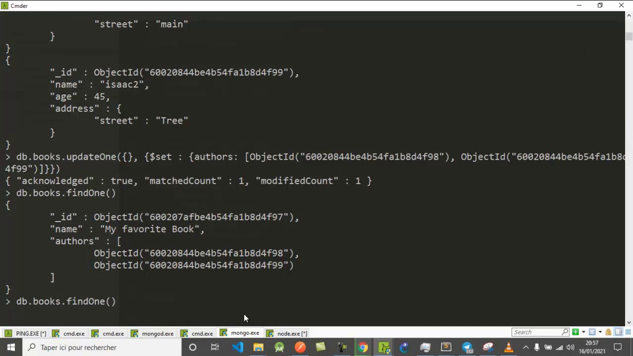 Mongodb Using Lookup For Merging Reference Relations 26 Youtube