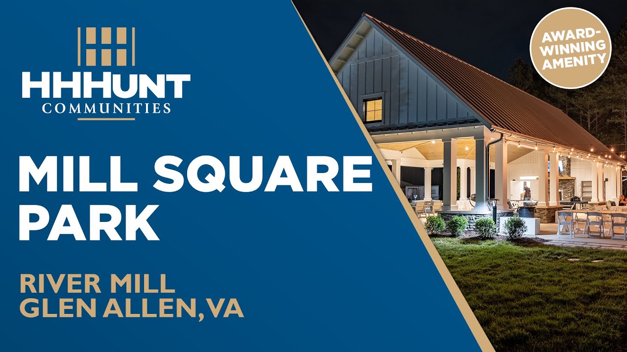 Mill Square Park | River Mill by HHHunt Communities - YouTube