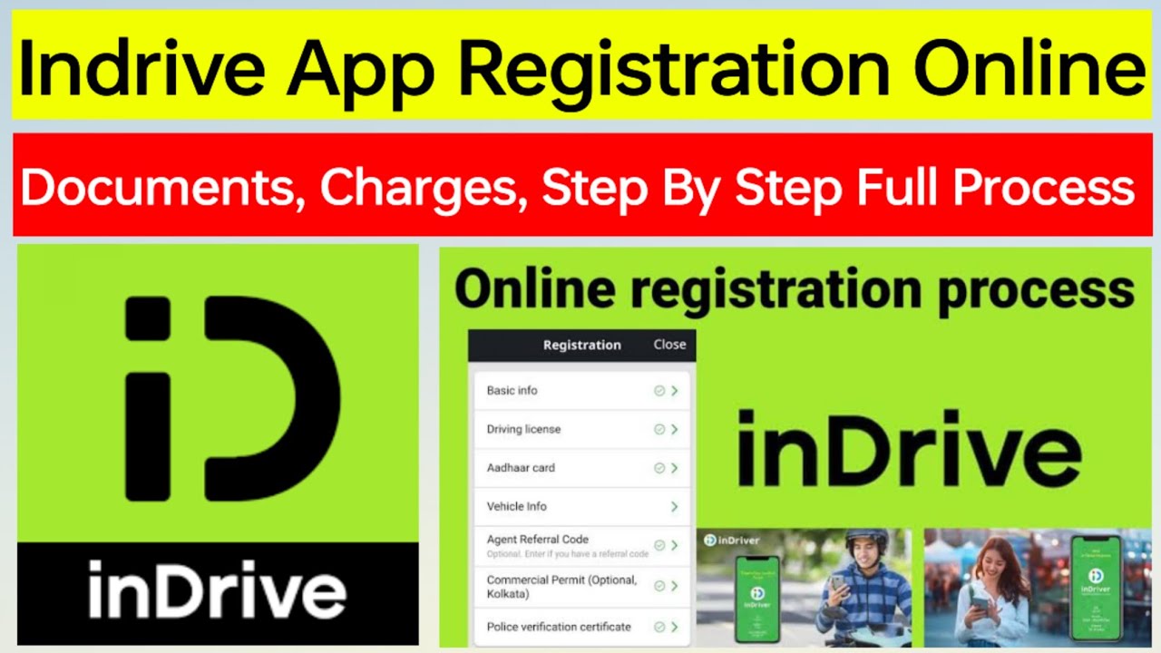 Indrive App Registration Online | Indrive App Joining Process | Indrive ...